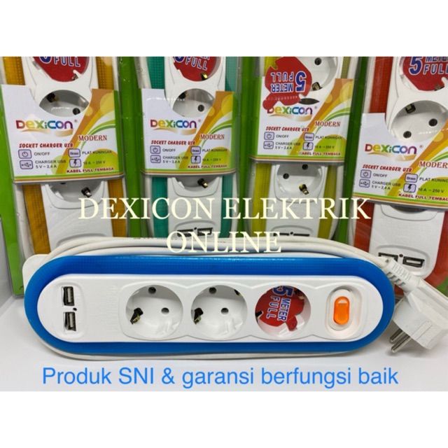 Stop kontak usb/usb stop kontak 3 lubang/charger usb/colokan usb ...