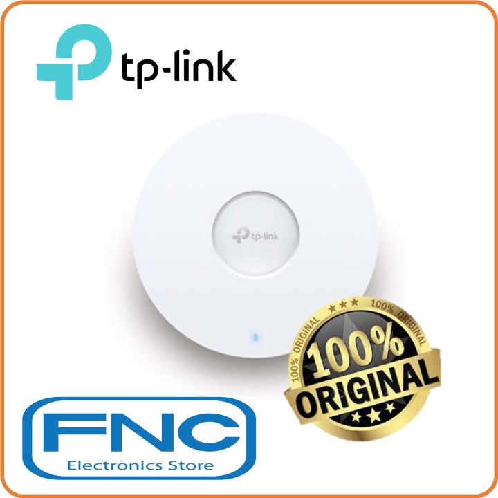 TP-LINK EAP613 Network AX1800 Ceiling Mount 1 × Gigabit RJ45 Port Dual-Band 2.4 GHz: 574 Mbps ...