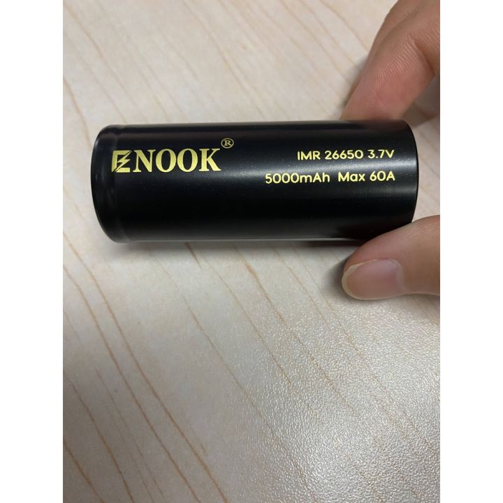 Legit （100%）ENOOK 26650 5000mah 60A Rechargeable Battery fSDV | Lazada PH