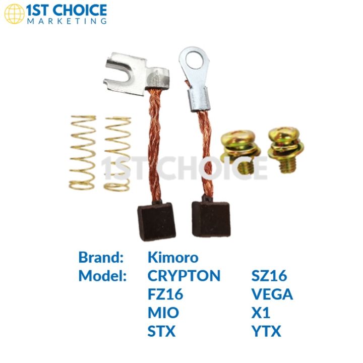 Eternal KIMORO Starter Carbon Brush CRYPTON FZ16 MIO SNIPER STX SZ16 ...