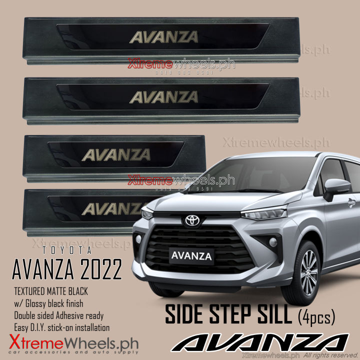 Toyota Avanza J E G VELOZ 2022 to 2025 Thailand Made Door Step Protector Side Stepsill Step Sill Toyota Avanza Accessories Hi Quality Abs Plastic Step Sill Lazada Lazada PH