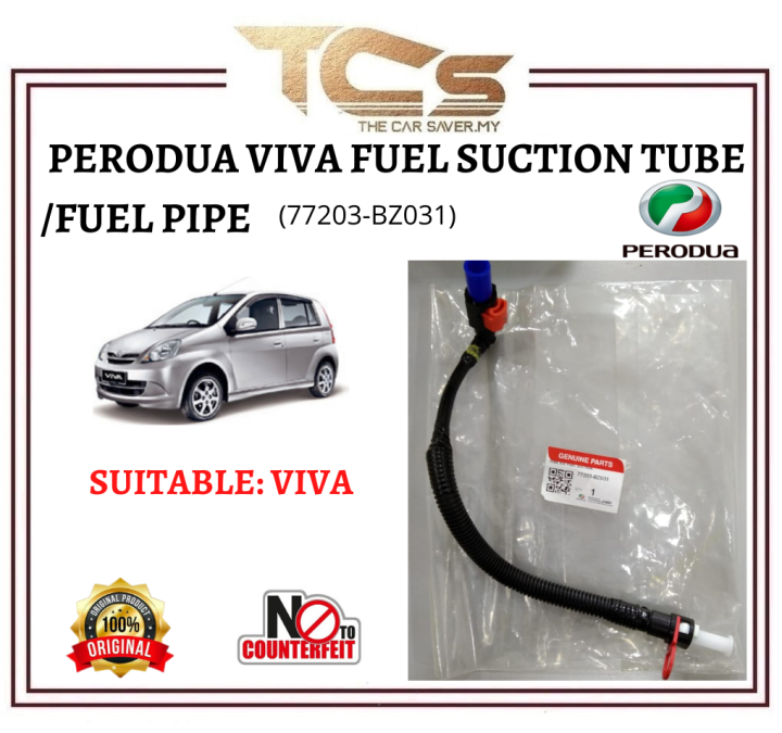 ORIGINAL PERODUA VIVA FUEL SUCTION TUBE/FUEL PIPE/PETROL HOSE-77203 ...