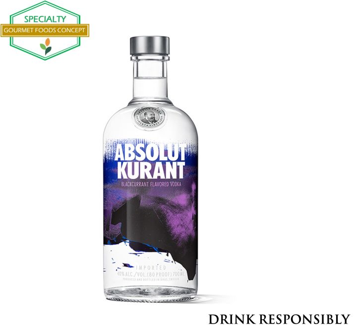 ABSOLUT VODKA KURANT (BLACKCURRANT FLAVORED VODKA) 700ML | Lazada PH