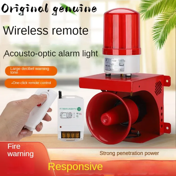 LED Fire Alarm Control System Sound Strobe Flash Light Emergency ...