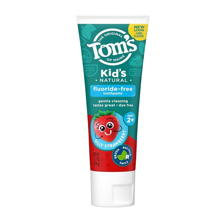 Toms of Maine Natural Children's Fluoride Free Toothpaste, Silly ...