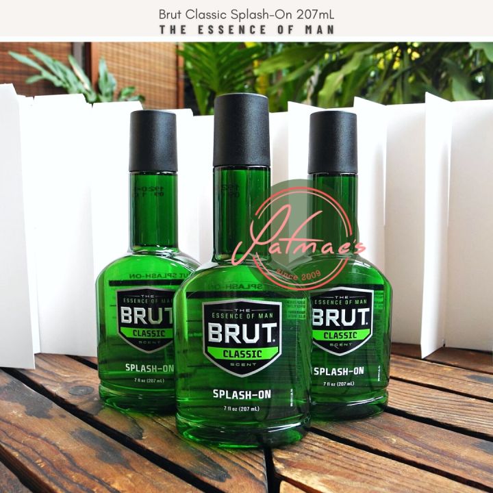 Brut Classic Scent Splash-On Cologne 207mL Essence of a Man (sold per ...