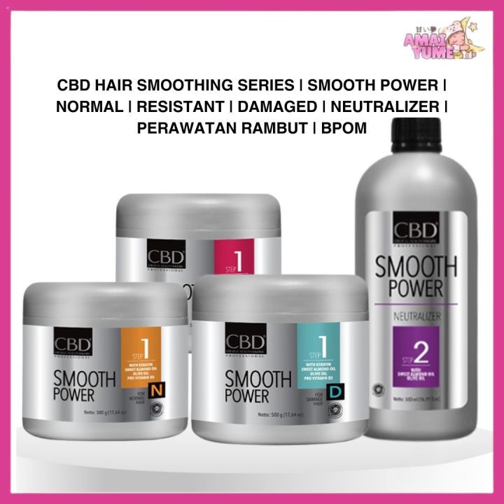 CBD Hair Smoothing Series | Smooth Power | Normal | Resistant | Damaged ...