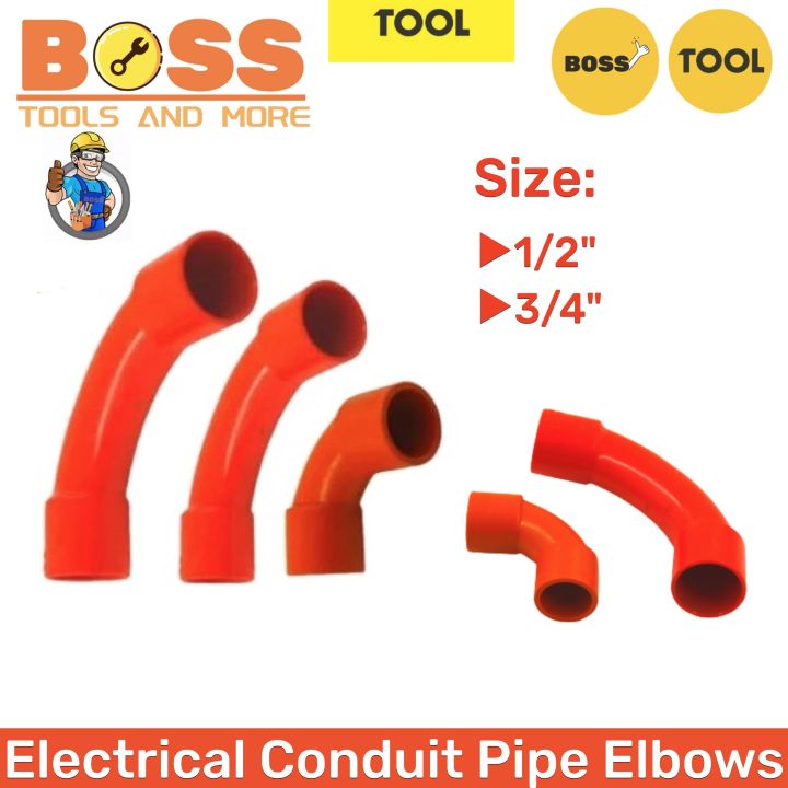 POLY PVC CONDUIT SHORT ELBOW 1/2" 3/4" | Lazada PH
