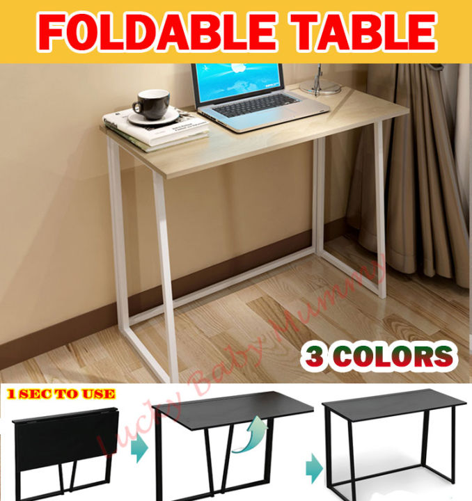 【New】Foldable table / computer laptop study desk/CROSS PC TABLE ...