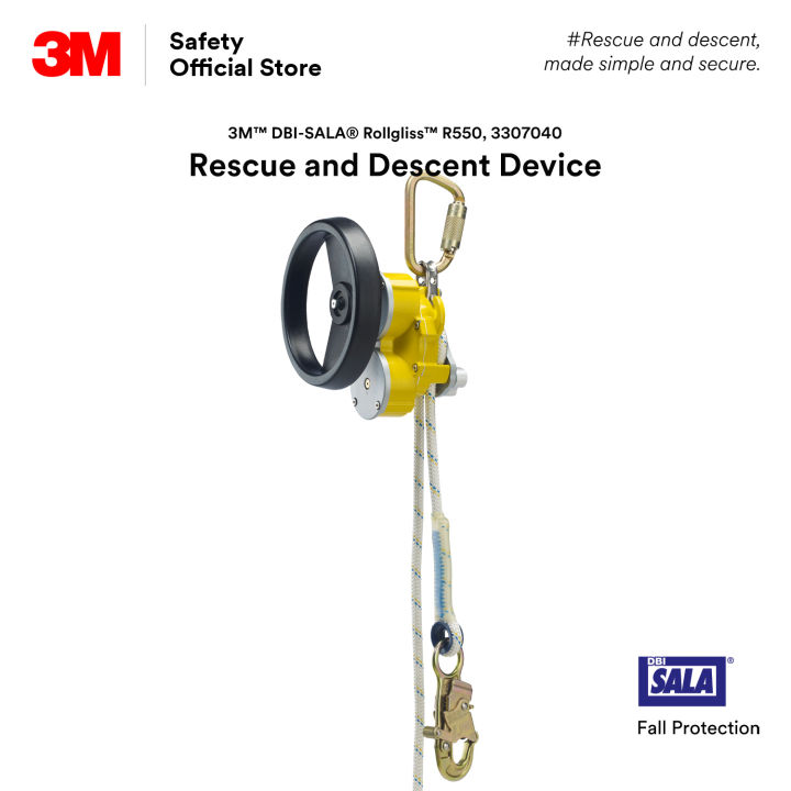 3M™ DBI-SALA® Rollgliss™ R550 Rescue and Descent Device Kit with Rescue Wheel/ 40m/ 100m/ 150m ...