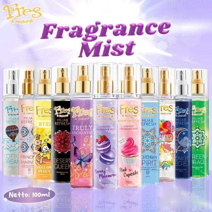 Fres & Natural Parfume Body Mist Spray Cologne 100ml Original Termurah ...
