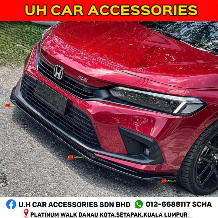 HONDA CIVIC FE 2022 2023 THAI FRONT SIDE REAR DIFFUSER LIP BODYKIT | Lazada