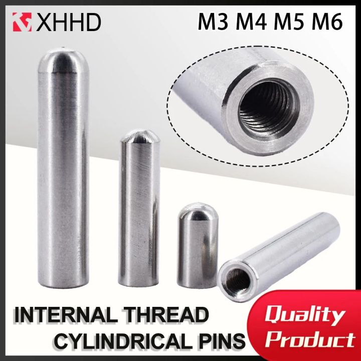 M3 M4 M5 M6 304 Stainless Steel Internal Thread Cylindrical Pins Female ...
