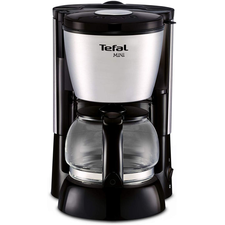 Tefal CM1108 Mini Compact Coffee Maker Machine (0.6L) 6-Cup 600W Black ...