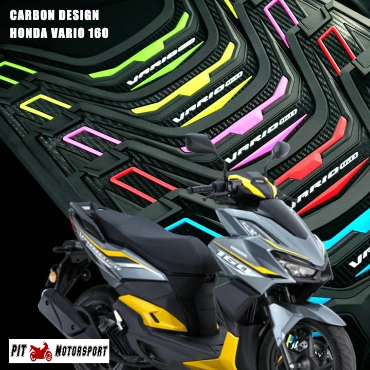 Honda Vario 160 Carpet Foot Pedal Floor Panel Footboard Alloy Pengalas ...