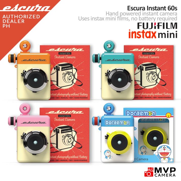 ESCURA Instant60s Instant 60s uses Instax Mini Films MVP CAMERA | Lazada PH