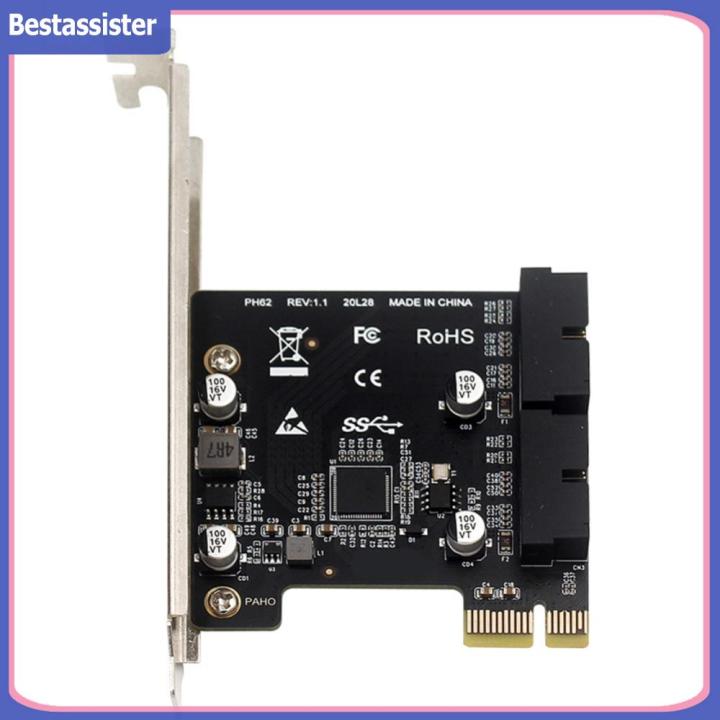 USB 3.0 PCI-E Expansion Card 19Pin 20Pin Header USB 3 To PCIE Adapter ...