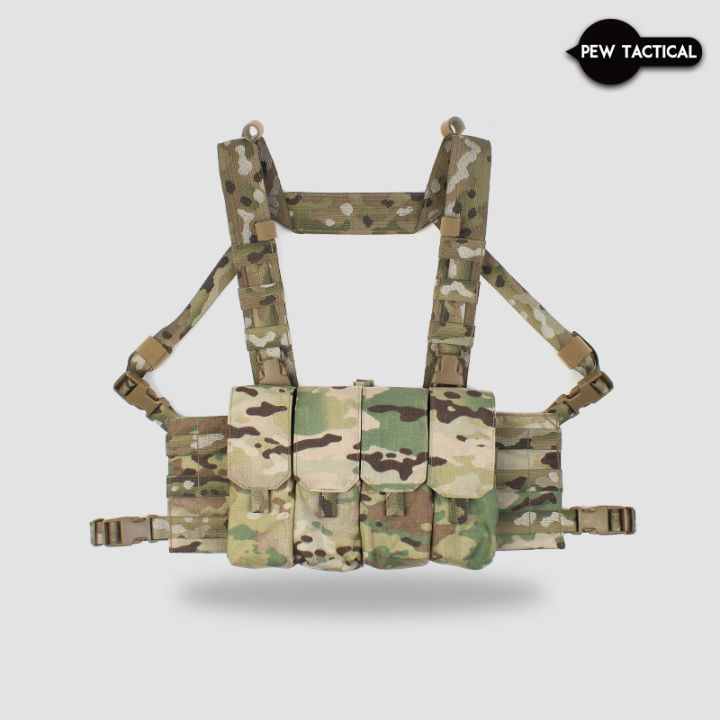 PEW GT RECCE RIG Chest Rig With Four Mag Pouch | Lazada PH