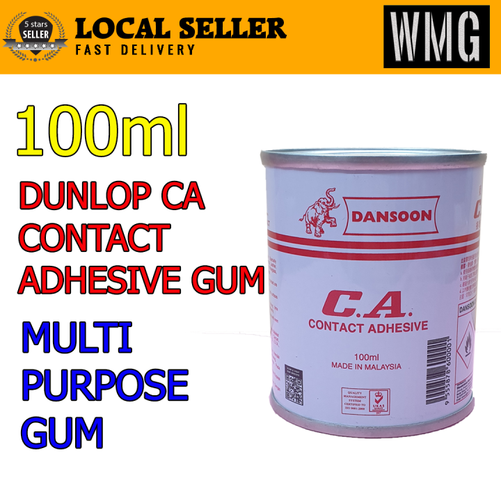 DUNLOP contact adhesive glue perekat contact bonding for formica rubber ...