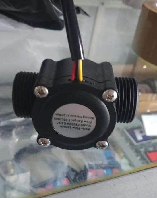 Flow Sensor Ukuran 3/4 Merk SEA Plastik + Kabel dan Konektor Soket ...
