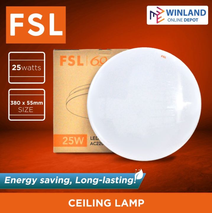FSL by Winland 25W LED Ceiling Lamp Bulb Tri-Color FSLC182-25W | Lazada PH