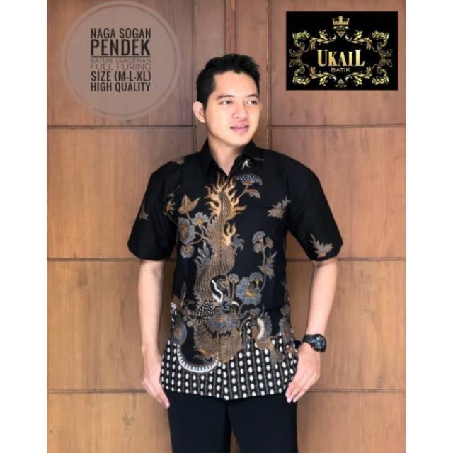 NAGA SOGAN / Kemeja Batik Dasar Hitam / Kemeja Batik Pria Lapis Furing ... NAGA SOGAN / Kemeja Batik Dasar Hitam / Kemeja Batik Pria Lapis Furing ...