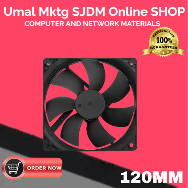 120mm Case Fan 4Pin PWM High Performance 12V DC 120mm PC Computer Case ...
