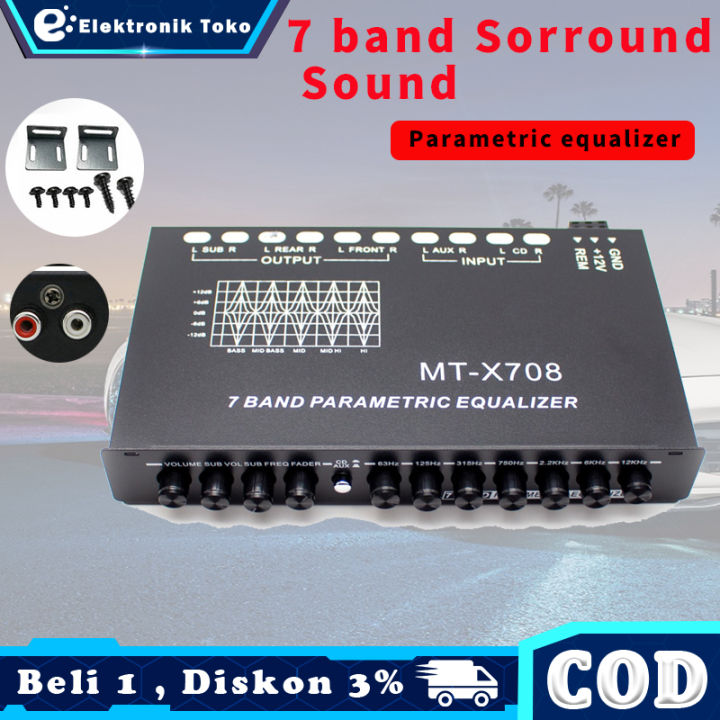 Parametric equalizer Priem Equalizer 7 Band EQ crossover amplifier Band EQ Crossover Amplifier ...