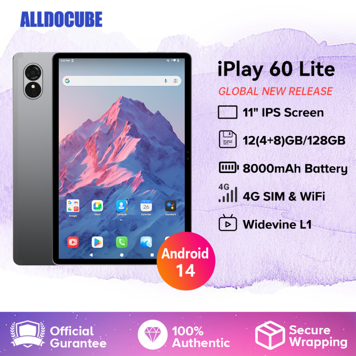 [New Launch] Alldocube iPlay 60 Lite 11 inch Tablet 12GB RAM(4GB+8GB Virtual) 128GB ROM 4G SIM ...