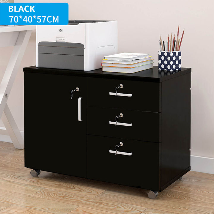 Lamoison Moveable File Drawer Cabinet Storage Cabinet Office Kabinet ...