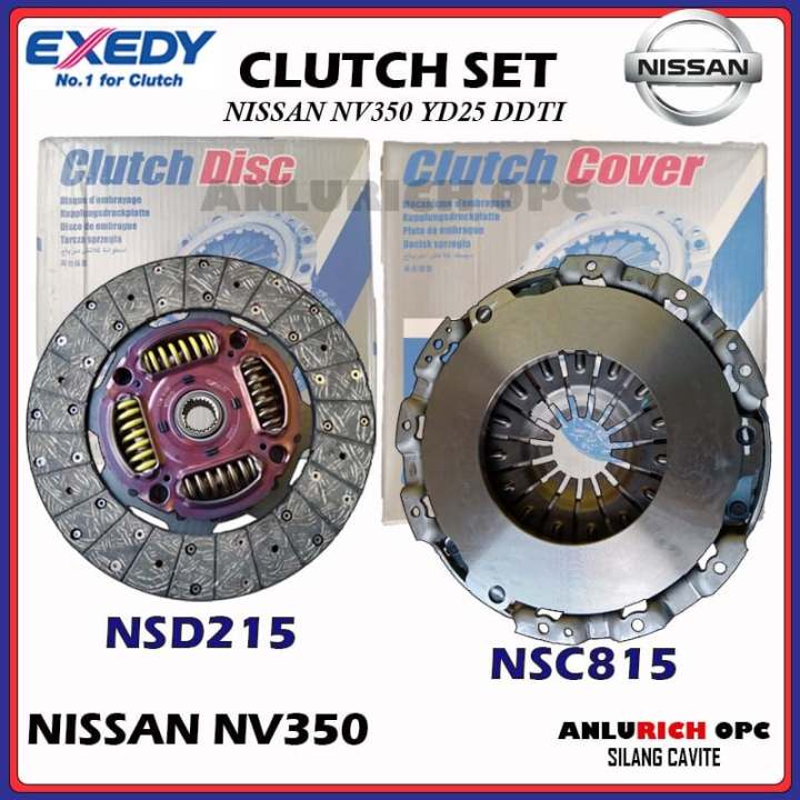 EXEDY CLUTCH SET for NISSAN NV350 YD25 DDTI 11 inches / 24Teeth PN ...
