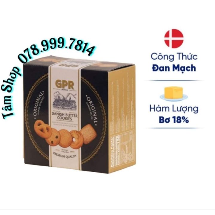 BÁNH QUY CAO CẤP DANISH BUTTER COOKIES GPR (HỘP GIẤY 120G) - NHẬP KHẨU ...