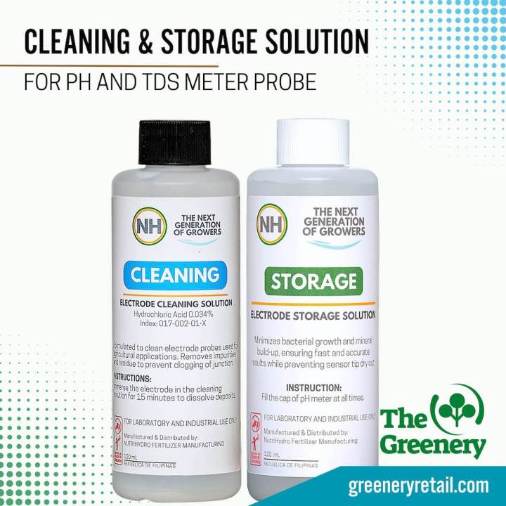 TDS, ORP, and pH Meter Electrode Probe Cleaner/Storage Solution | Probe ...