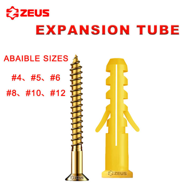Tox with screw Expansion Tube #4 #5 #6 #8 #10 #12（30-70mm Lengths ...
