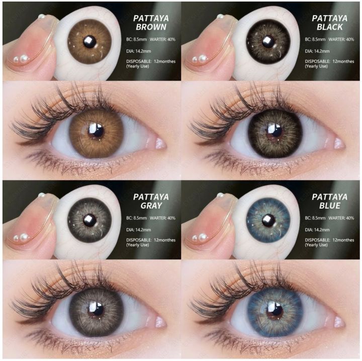 soflen model terbaru 2023 PATTAYA/BELLA seri softlens mata brown ...