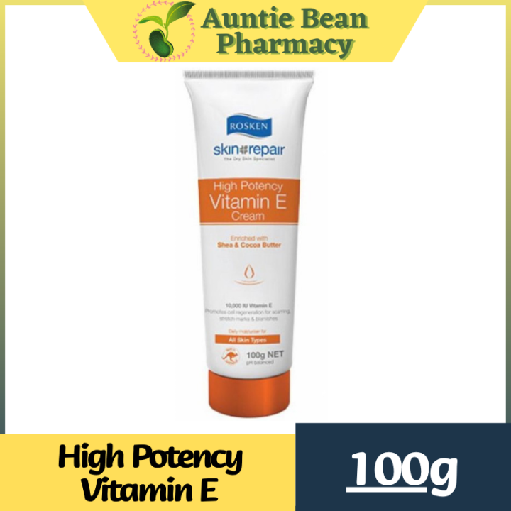 Rosken Skin Repair High Potency Vitamin E Cream 100g EXP:04/2023 | Lazada