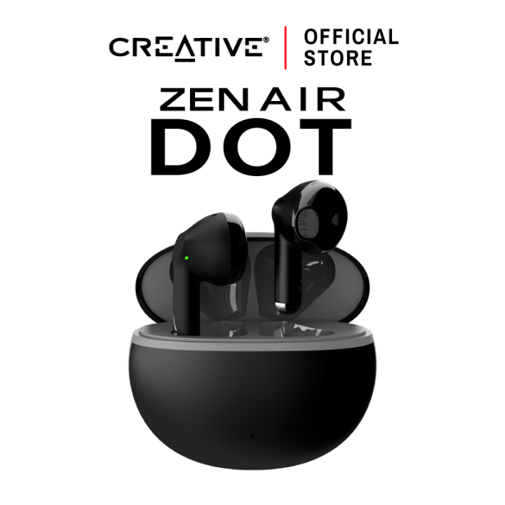 CREATIVE ZEN AIR DOT หูฟังอินเอียร์ หูฟังบลูทูธไร้สายแบบ TWS กันน้ำ IPX4 ควบคุมแบบสัมผัส USB-C ...