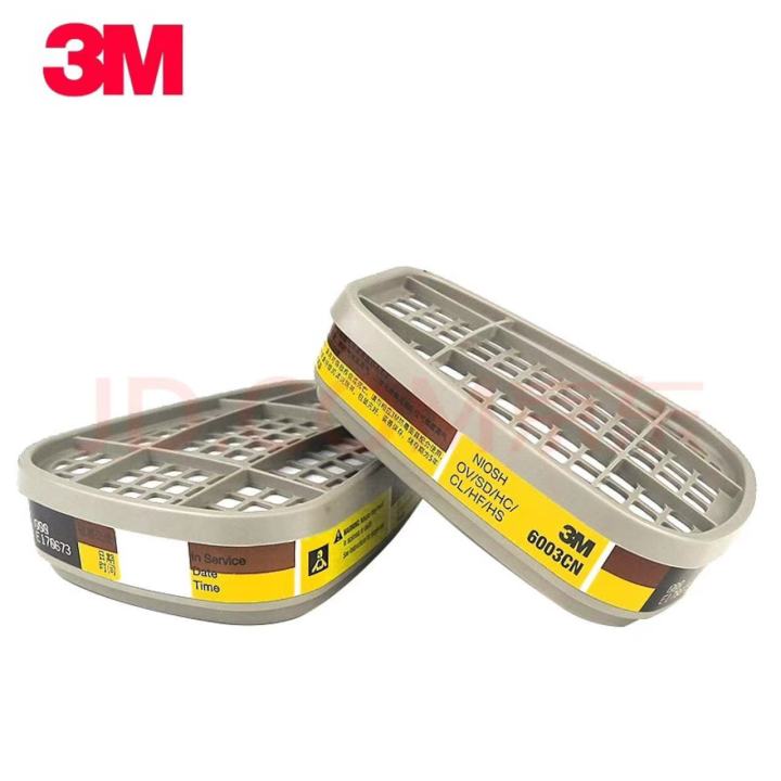 3M 6003 ตัวกรองแก๊สป้องกันไอน้ำอินทรีย์ไฮโดรเจนคลอไรด์ไฮโดรเจนฟลูออไรด์ ...