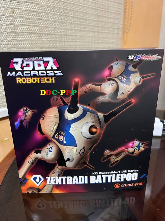 KITZCONCEPT ZENTRADI BATTLE POD with GLUU-GER FIGURE - MACROSS 1/72 ...