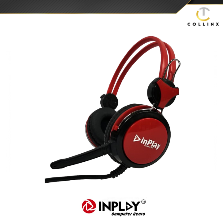 Inplay H2 Gaming Headset with Mic | Red and Blue | Clear Audio | For PC ...