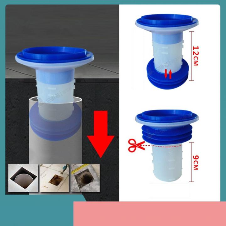 Loviver Flange Seal Washer Ring Toilet Pan Odor Prevent Plug Stopping ...