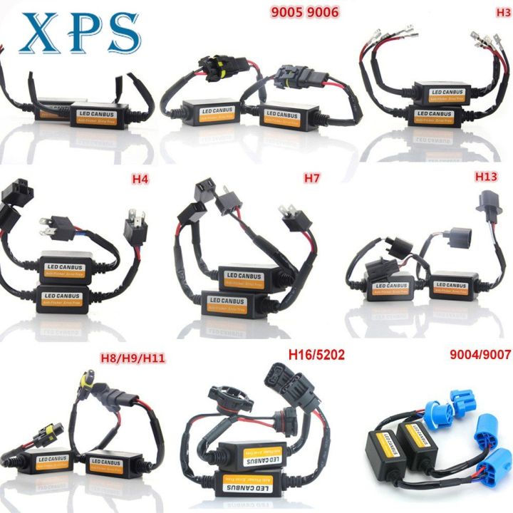 xps H4 9005 HB3 9006 HB4 LED Car Headlight Canbus Decoders H7 H11 H13 ...