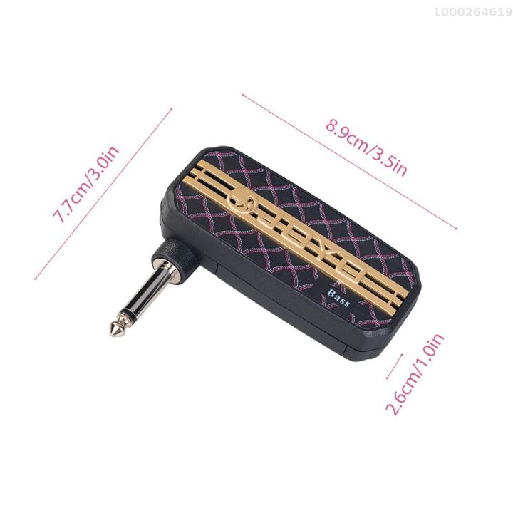 JOYO Mini Amp Electric Bass Headphone Amplifier 3.5mm Plug Auxiliary ...