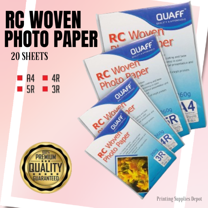 PSD - RC Woven Photo Paper | Lazada PH