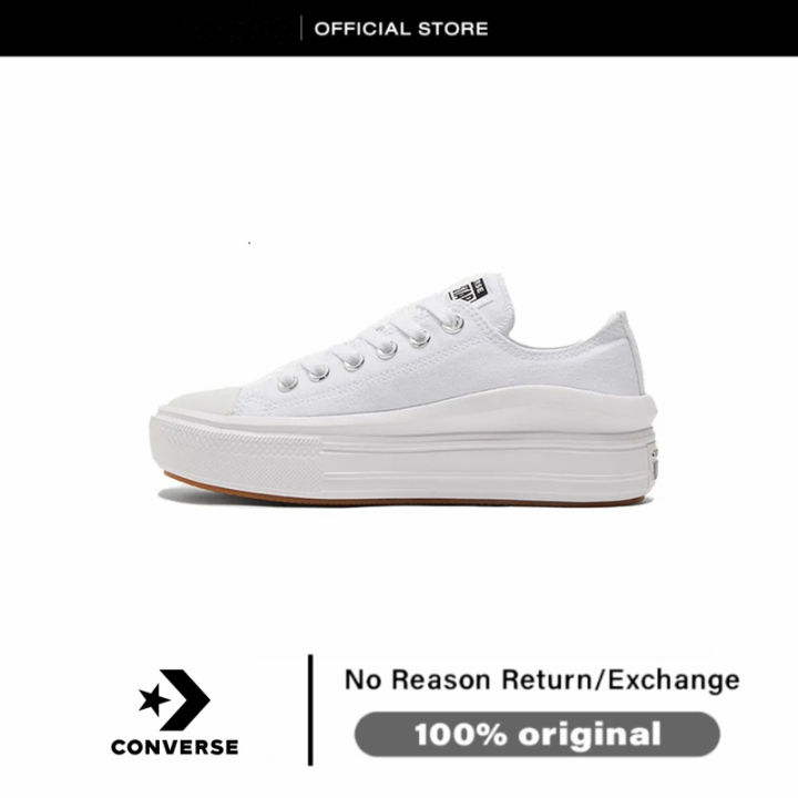 Original 100% Converse Chuck Taylor All Star Move Low-top Black / White ...