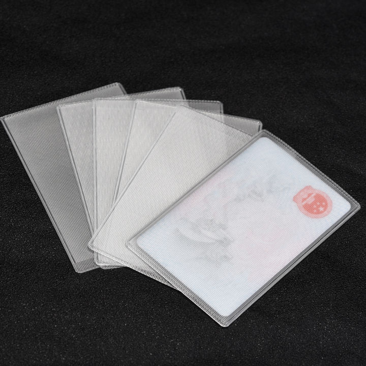10Pcs Card Cover, PVC IC Card Cover License Card Cover Bank Card Cover ...