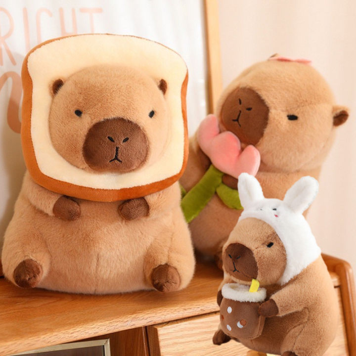 【COD】30cm Capybara Plushie Toy Cute Capibara Plushie Toy Animal Stuffed ...