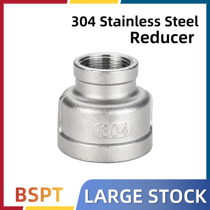 BSPT 304 Stainless Steel Reducer Coupling Socket Banded Water Pipe ...