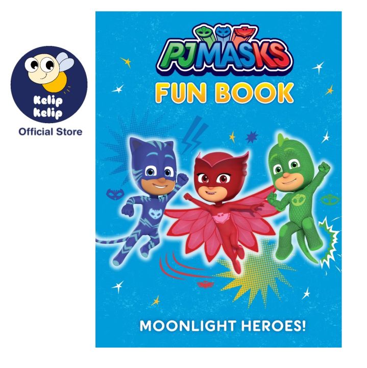 PJ Masks Fun Activity Book for Kids with Puzzles Word Scrambles & Games ...