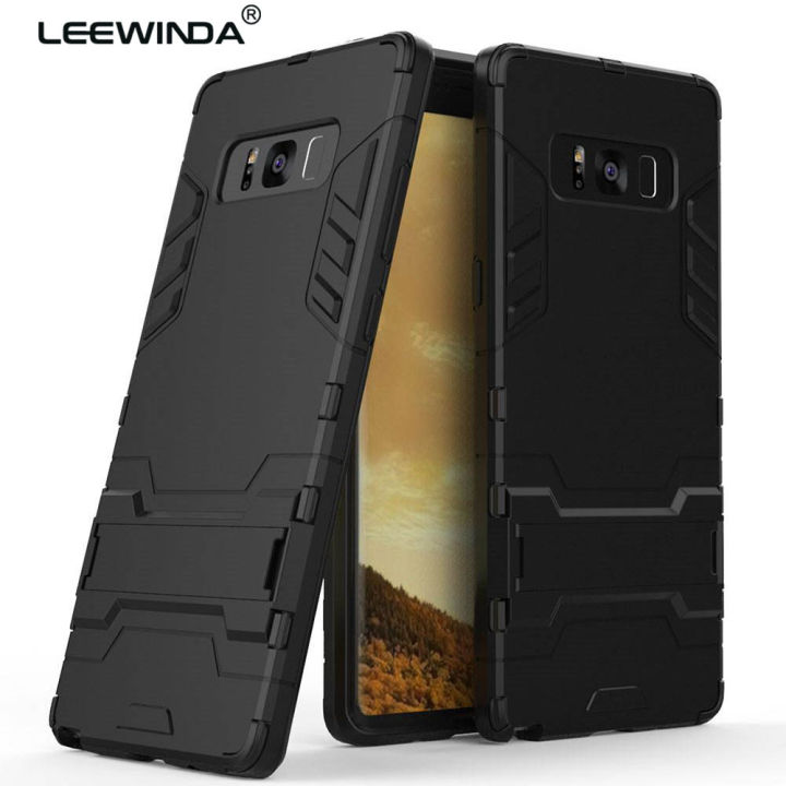 LEEWINDA For Samsung Galaxy Note 8 Phone Case,Luxury Lron Man Stand ...